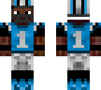 Football Player Panthers | Minecraft Skin