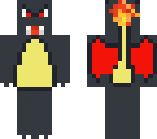 shiny charizard | Minecraft Skins