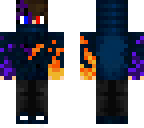 Fire and purple fire | Minecraft Skin