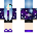 Galaxy Fox Girl | Minecraft Skin
