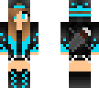 my version of hawkeye girl | Minecraft Skin