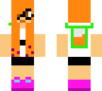 Splatoon Inkling girl | Minecraft Skin
