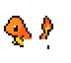 8-bit charmander | Minecraft Skin