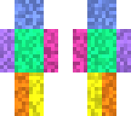 Rainbow static | Minecraft Skin