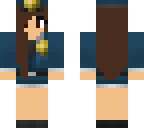 Edit Cute Cop Girl | Minecraft Skin