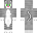 Grey Tabby Cat | Minecraft Skin