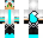 Blue Wolf Boy | Minecraft Skin