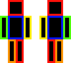 Neon Blocks | Minecraft Skin