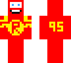 pixar lightning mcqueen | Minecraft Skin