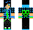 mess zexyzek | Minecraft Skin