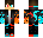 fire and ice | Minecraft Skin