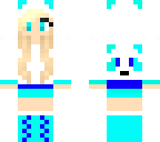 blue pada girl | Minecraft Skin