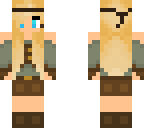 Blonde explorer girl | Minecraft Skin
