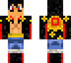 Luffy Gear Fourth | Minecraft Skin