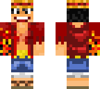 Luffy Red Hawk | Minecraft Skin