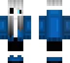Edited sans girl | Minecraft Skin