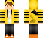 Fixed Tail Hoodie Piko | Minecraft Skin