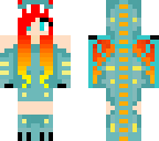 Wings of Fire RainWing | Minecraft Skin