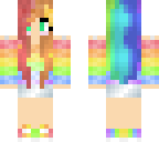 rainbow arcoiris | Minecraft Skin
