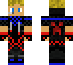 UPDATED Red and Blue Gamer | Minecraft Skin