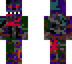 Drawkill Nightmare Bonnie 3 Pixel Arms | Minecraft Skin