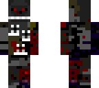 Drawkill Nightmare Freddy 3 Pixel Arms | Minecraft Skin