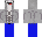 Muscular Derpy Whale | Minecraft Skin