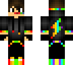 rainbow gamer | Minecraft Skin