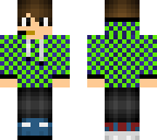 Minecraft checkered jacket | Minecraft Skin