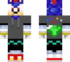 Shadic the hedgehog | Minecraft Skin