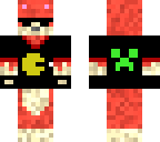 the GaMERCaT- red version | Minecraft Skin