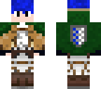 Gameplayer JW attack on titan | Minecraft Skin