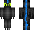 Toothless edit to alpha | Minecraft Skin