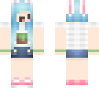 Chibi Skin With Bunny Ears | Minecraft Skin