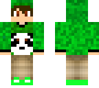 Green panda boy best version | Minecraft Skin