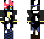 Female Error Sans | Minecraft Skin