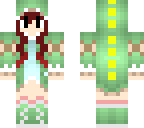 Dinosaur Yoshino Browned Haired | Minecraft Skin