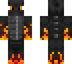 Fire Monster | Minecraft Skin