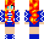 Lava Girl | Minecraft Skin