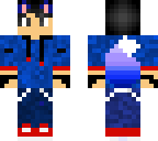 Blue Wolf gamer | Minecraft Skin
