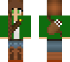 Greeen Archer Girl | Minecraft Skin
