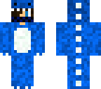 blue dino boy pj's | Minecraft Skin
