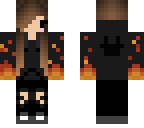 Fire smile | Minecraft Skin