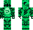 Emerald Nightmare Chicka | Minecraft Skin
