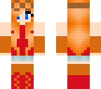 blaze girl | Minecraft Skin