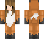 Cute Chibi Fox Girl | Minecraft Skin