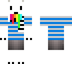 Rainbow Puking PolarBear | Minecraft Skin
