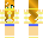 Yellow Girl Tied Up | Minecraft Skin