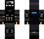 Swat officer with riot shield | Minecraft Skin