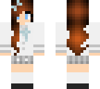 Phoenix Drop High Girl Uniform | Minecraft Skin